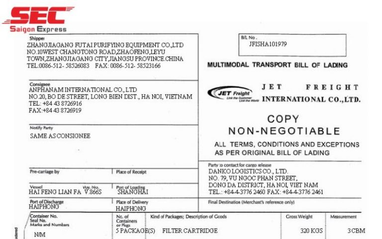 Master Bill (MBL) là gì? phân biệt MBL và HBL